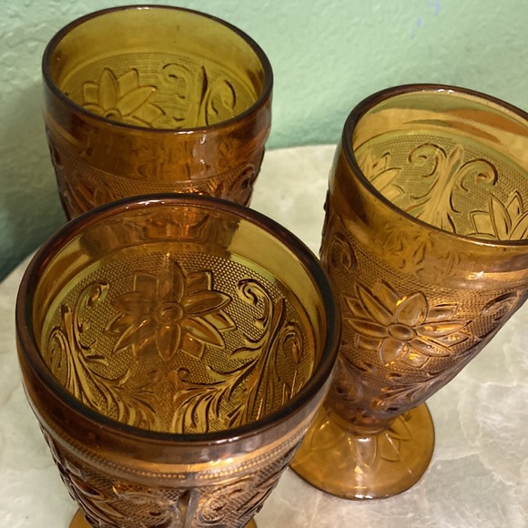 Tiara | Dining | Vintage Amber Tiara Sandwich Glass | Poshmark